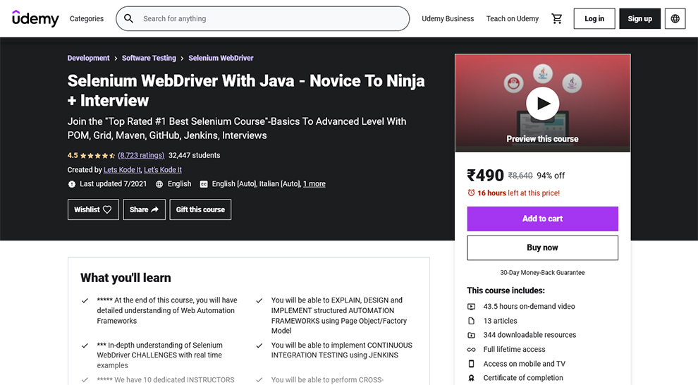8 Top Courses For Selenium Certification and Training (2021) - TangoLearn