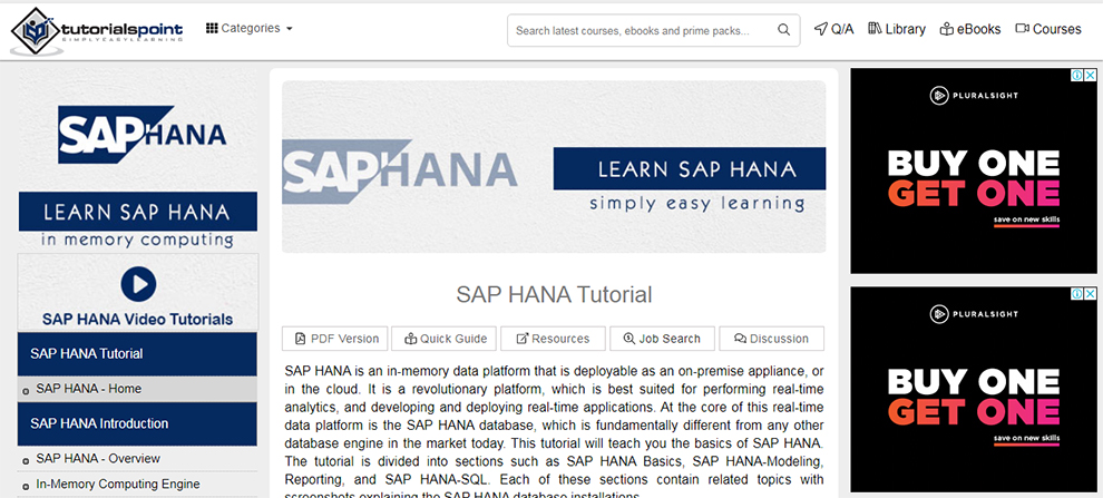 Best SAP HANA Training Classes | Bonus SAP HANA Courses - TangoLearn