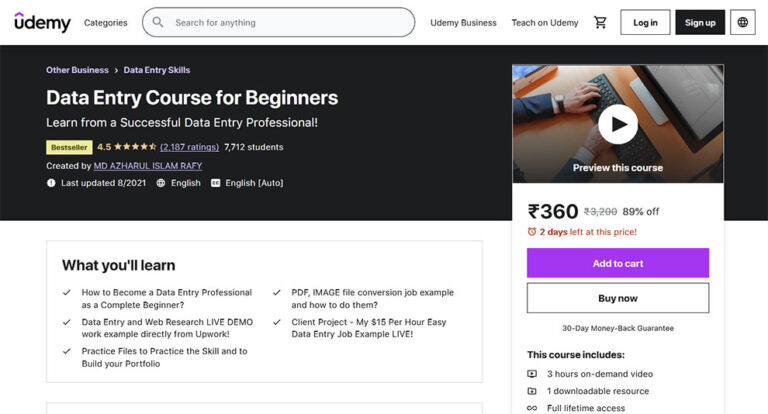 Best Courses That Award Data Entry Certification Online - TangoLearn