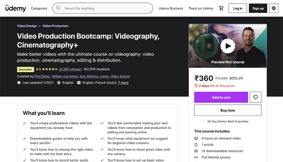 Video Production Training Online with Top 7 Courses - TangoLearn