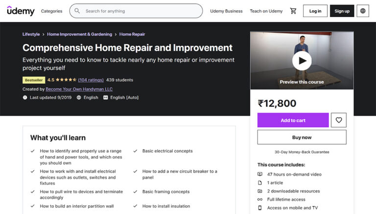 Master Home Improvement: 9 Online Home Improvement Courses