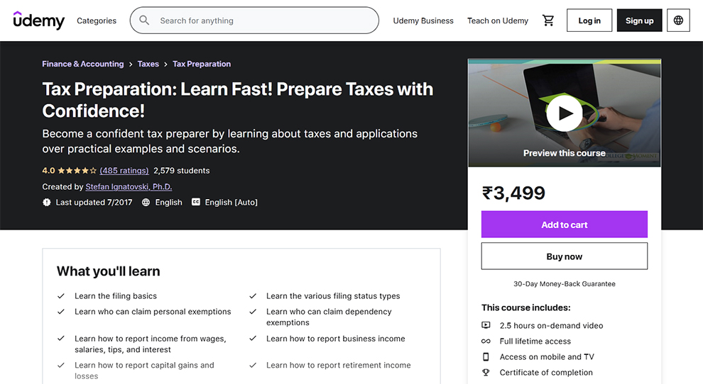 Best Tax Preparation Training With Top 9 Courses Online - TangoLearn